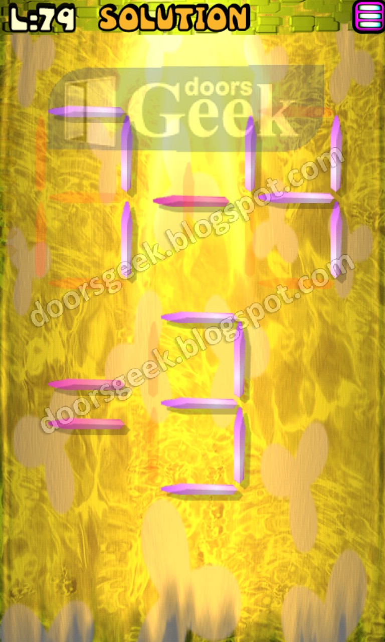 Matches Puzzle [Episode 3] Level 79 Solution ~ Doors Geek